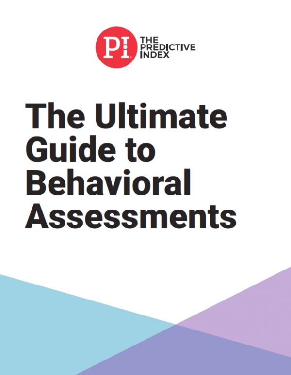 Predictive Index Behavioral Assessment Predictive Index Test